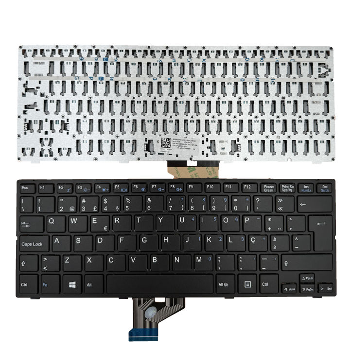 Laptop Keyboard For ECS SF20GM6 SF20GM7 Portugal PO Black With Frame ...