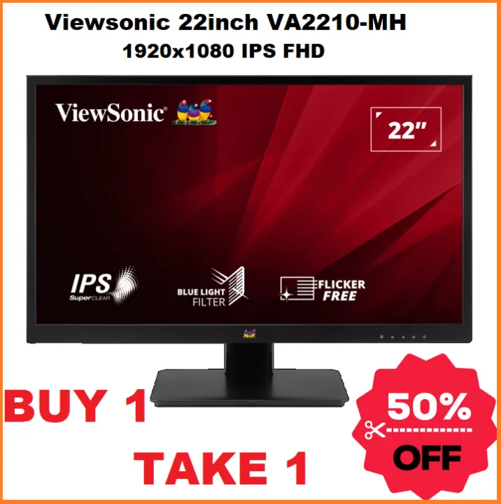 Viewsonic 22inch VA2210-MH 1920x1080 IPS FHD 75Hz VA Dual 2W Speaker ...