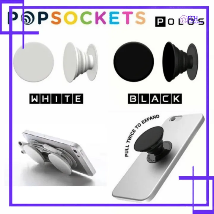 FCH-POP SOCKET HANDPHONE / POPSOCKET POLOS PHONE STAND HOLDER / POP ...