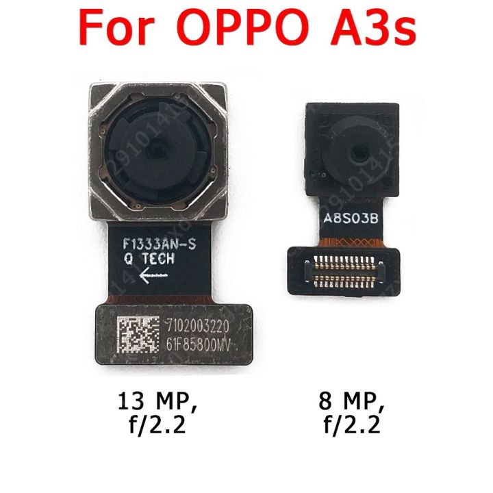 Original OPPO A3s Front Rear Back Camera Main Backside Frontal Facing ...