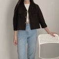 Sivali Factory Claryn Outer Linen Crop Version - Kemeja Linen - Atasan ...