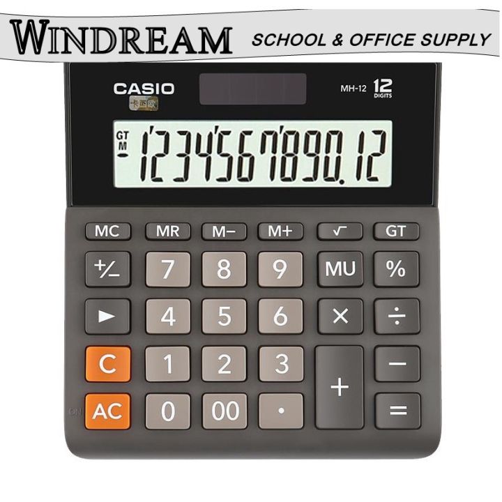 Casio MH-12 wide calculator | Lazada PH