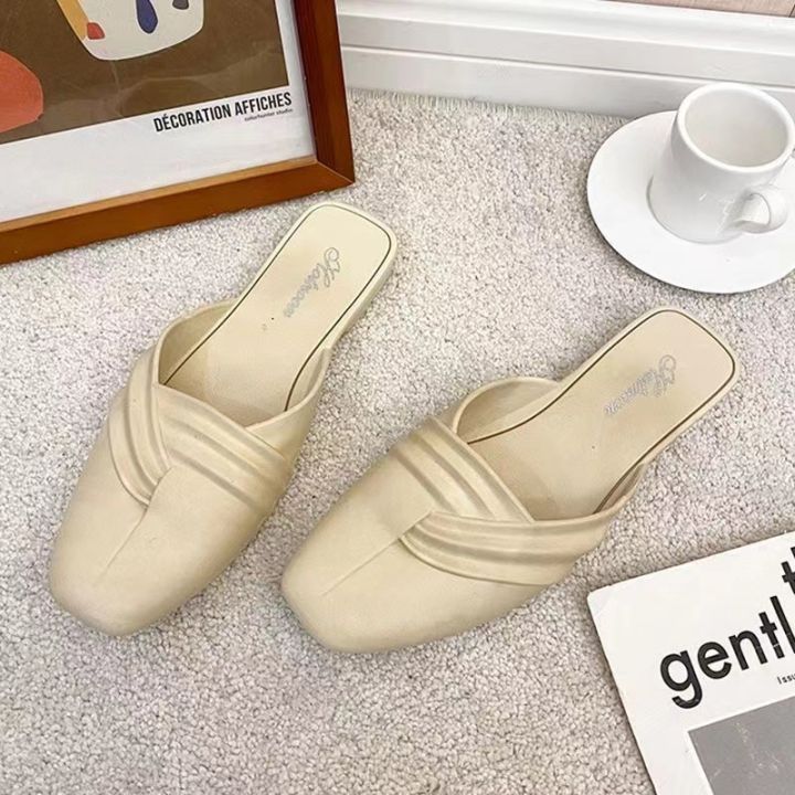 Women loafers fashion Half shoes outdoor half shoes Rubber ADD 2 SIZE ...