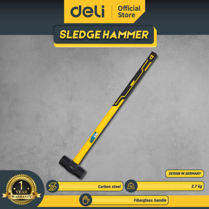 Deli Sledge Hammer / Palu Godam Warna Hitam Alat Perkakas EDL6911 ...