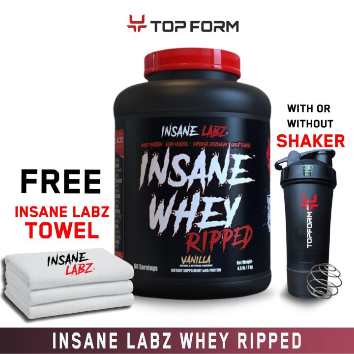 Insane Labz Insane Whey Ripped 5lbs with shaker | Lazada PH