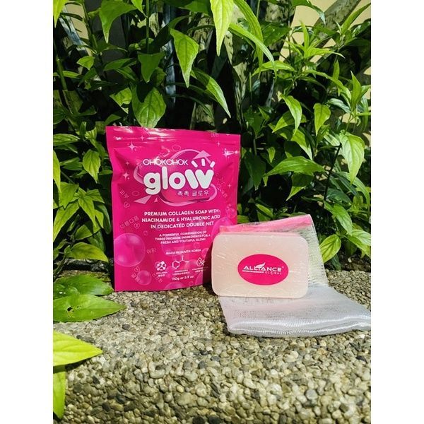 Chokchok Glow Premium Collagen Soap With Niacinamide & Hyaluronic Acid ...