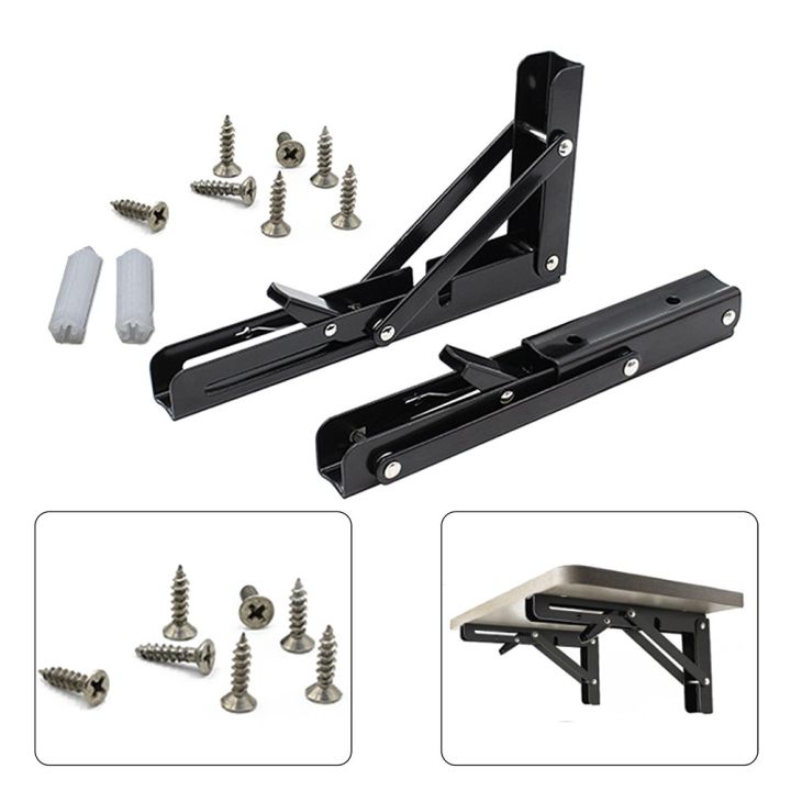 Heavy Duty Stainless Steel Triangular Folding Partition Bracket Space ...