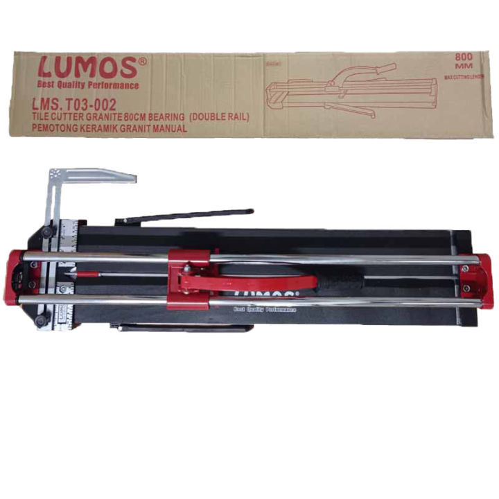 Tile Cutter 80 CM LUMOS With Laser Alat Potong Keramik Granite Manual ...