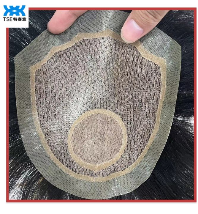 TSE Wig For Men's Replacement, Fully Woven With 60 Mesh Rotating ...