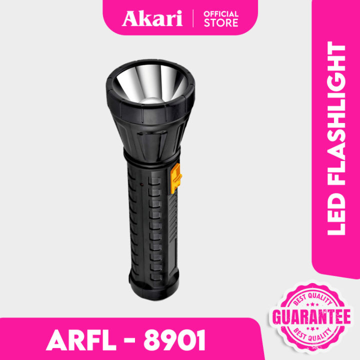 Akari LED Rechargeable Flashlight (ARFL-8901) | Lazada PH