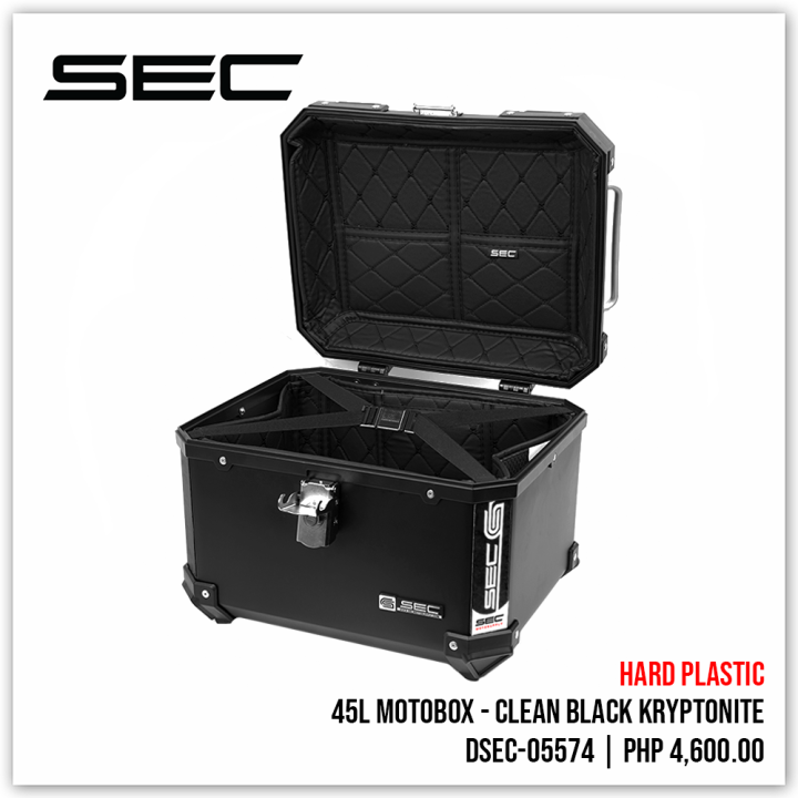DSEC-05574 I SEC 45L Motobox - Kryptonite (Black) | Lazada PH