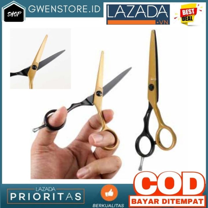 MrTiger Gunting Rambut Professional Barber Hairdressing Scissors 5.5 ...