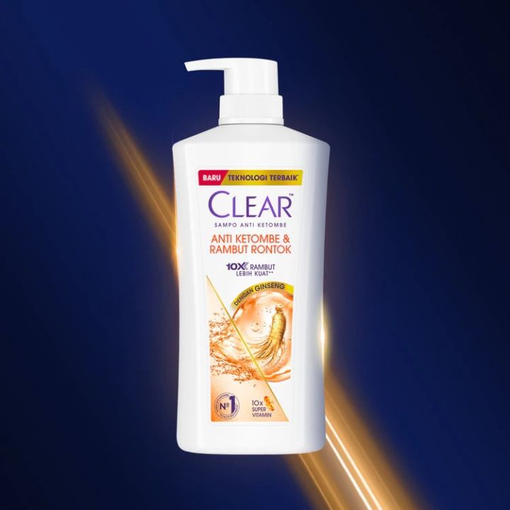 Clear Ginseng Shampoo Anti Ketombe & Rambut Rontok 10x Super Vitamin 660ml | Lazada Indonesia