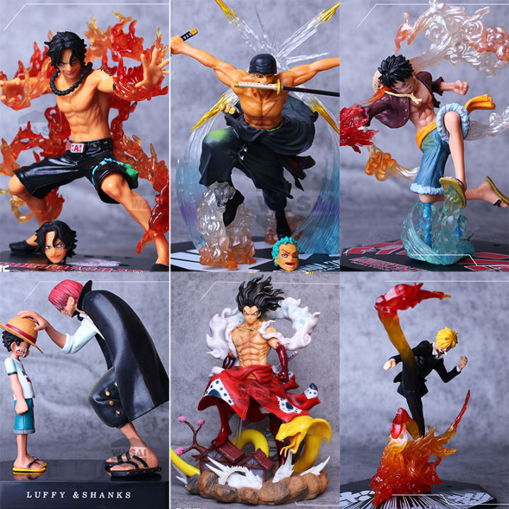 One Piece figure Firefist luffy Ace Zoro High quality Anime figure ...