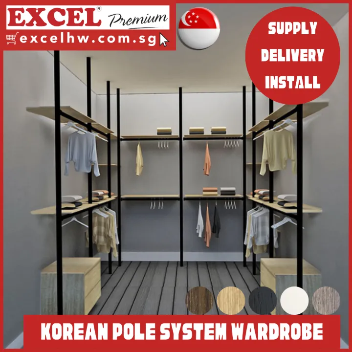 [Excel Hardware] Korean Concept Pole System U Shape | Lazada Singapore