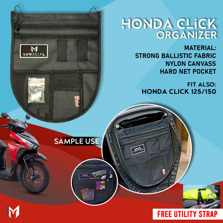 Honda Click 125/150 Under Seat Organizer Motorcycle - Immortal Motobag ...