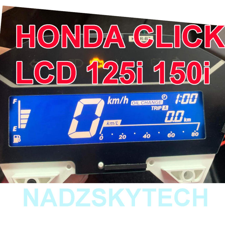 Honda Click Lcd only125i 150i Version 2 Speedometer Gauges panel ...