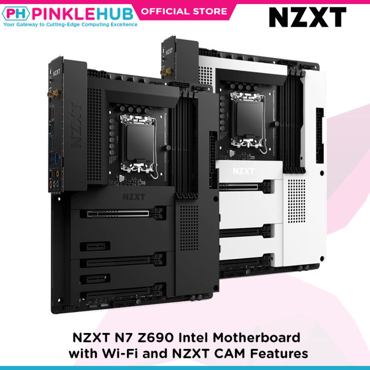 PinkleHub | NZXT N7 Z690 Intel Motherboard with Wi-Fi and NZXT CAM ...