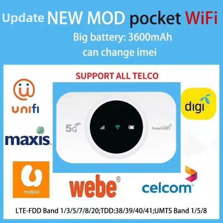 ★Promotion★ 2023 NEW Mifi Modified Unlocked Wifi Modem Pocket Mifi ...