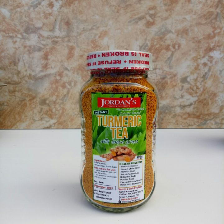 Jordan's Turmeric Tea with Lemon Grass, Luya Tea, Baguio Pasalubong ...