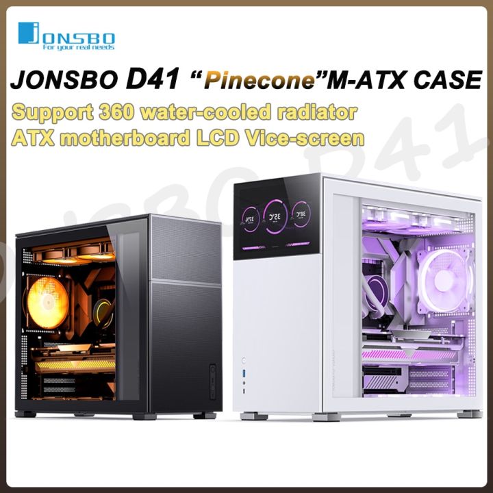 JONSBO Pinecone D41 Computer Case ATX Mainboard Mesh Side Transparent ...