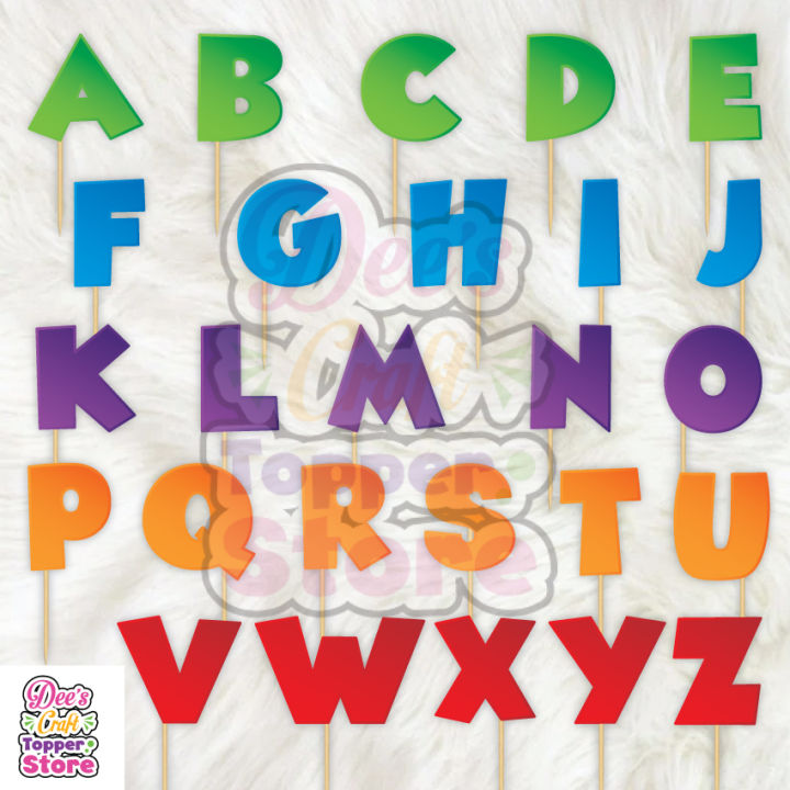 Topper Cupcakes Alphabet / Huruf Tipe 1 | Lazada Indonesia