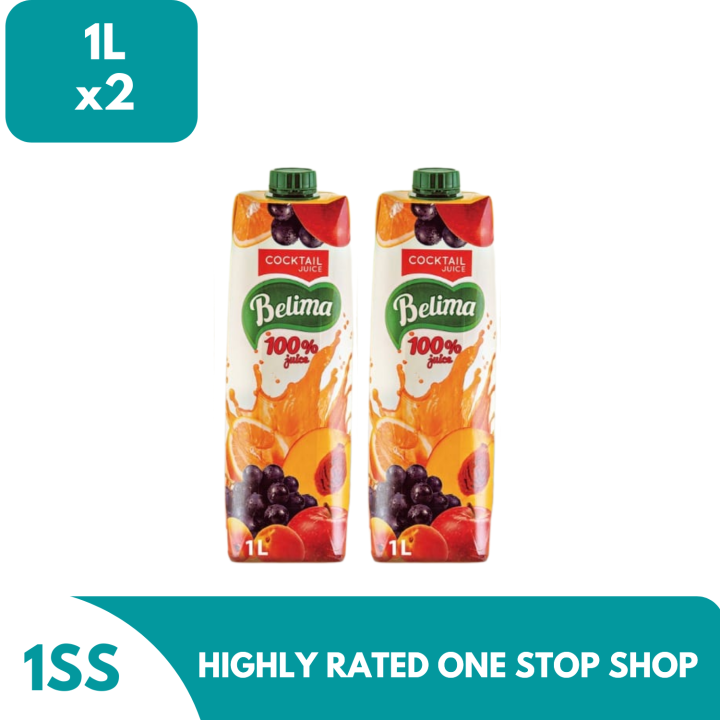 Belima Cocktail Flavor Juice 1L set of 2 | Lazada PH