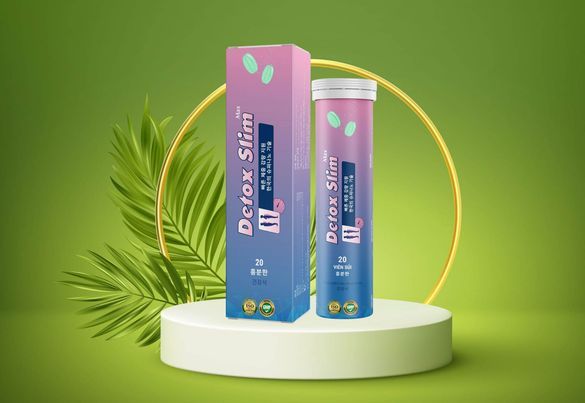 Detox Slim - The number 1 weight loss effervescent tablet 1 box 20 effervescent tablets Lose ...