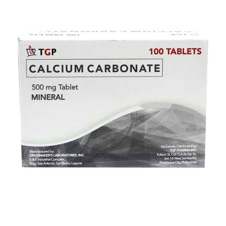 Calcium Carbonate Tab 500mg | Lazada PH