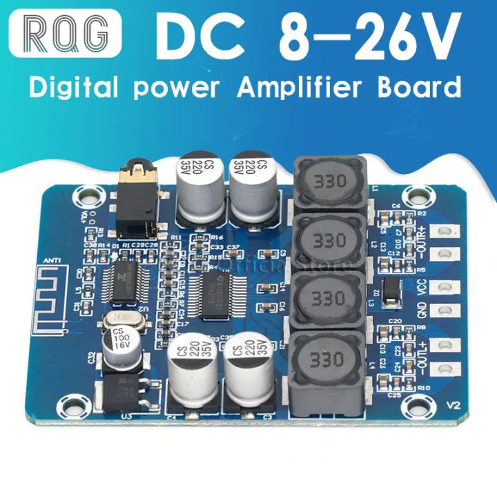 TPA3118 BLUETOOTH STEREO POWER AMPLIFIER CLASS D 12V 60WATT BTL MONO ...