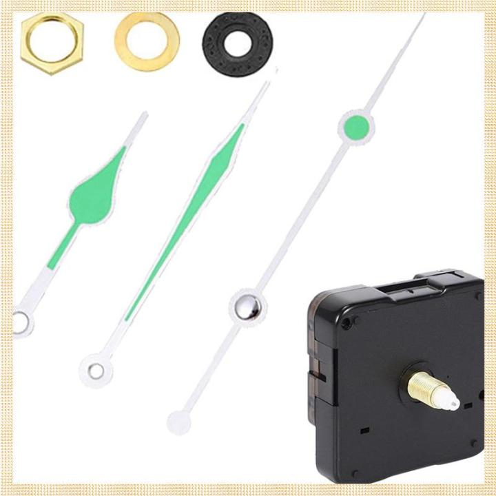 (CRVK) Silent Clocks Kit Quartz Long Shaft Clock Movement Kit Clock ...