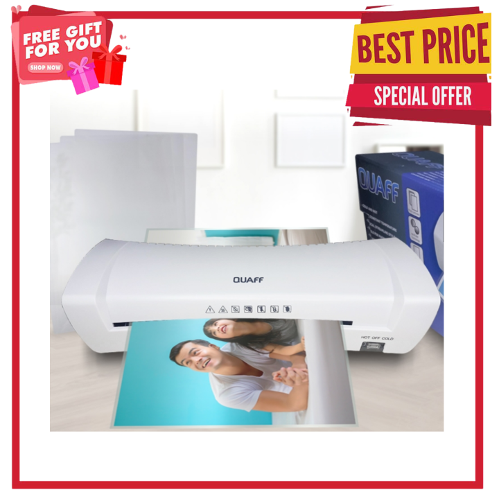 QUAFF SL200 Laminator A4 Hot and Cold Laminating Machine / QUAFF A4 Mini Laminating Machine ...