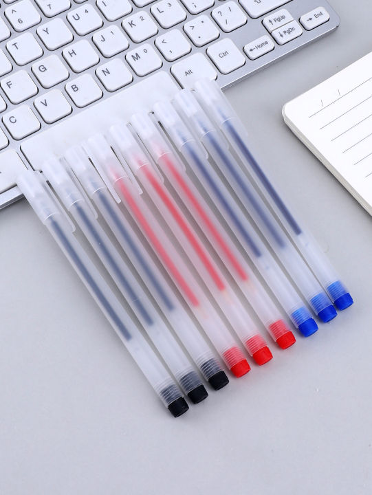 10pcs Simple Transparent Frosted Neutral Pens Stationery Small Fresh ...
