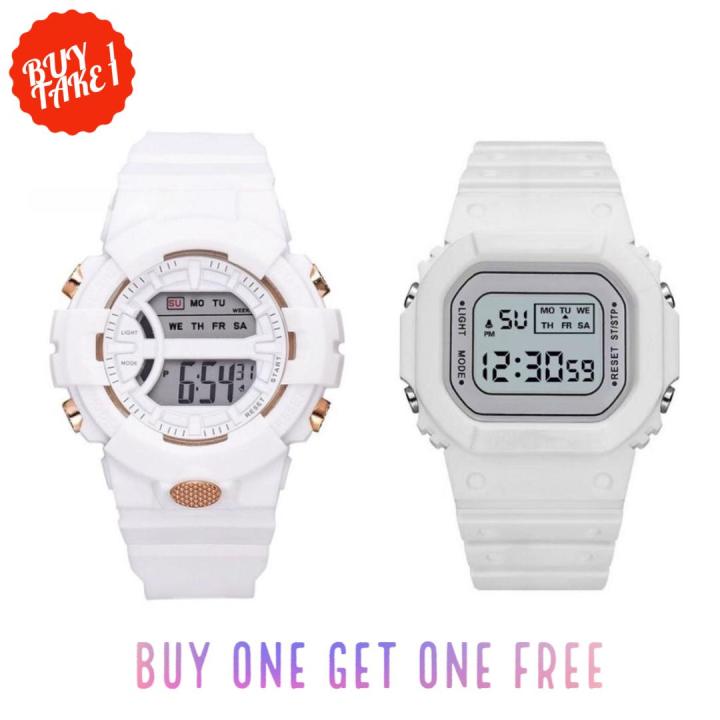 Buy1 Take 1 LED Digital Display Sports Watch Water Resistant For Men ...