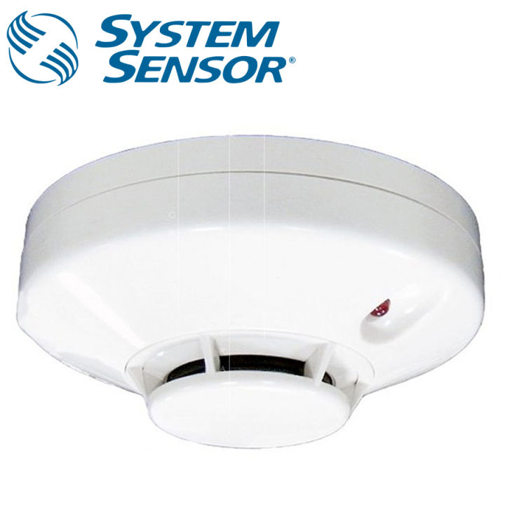 SYSTEM SENSOR Photoelectric Smoke Detector 2-wire Plud-in with B801RA ...