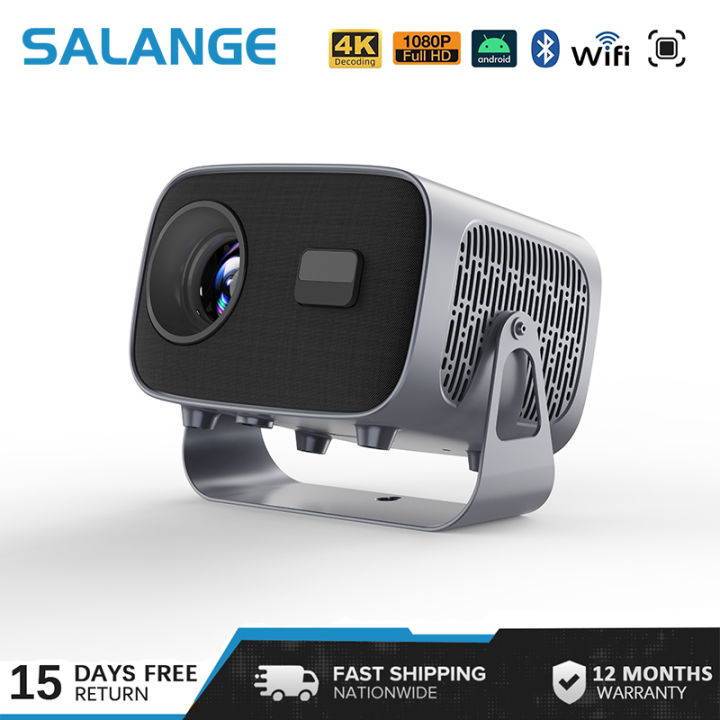 Salange A10 Mini Smart Projector Android 11 WIFI Bluetooth 200 Ansi ...