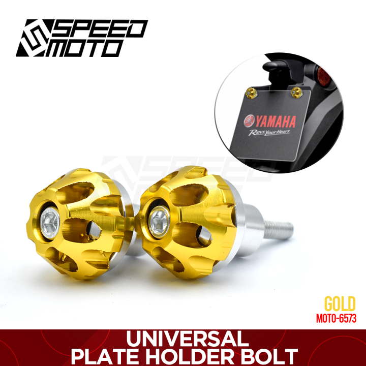 CNC ALLOY BAR END PLATE HOLDER BOLTS / LICENSE PLATE FRAME BOLTS ...