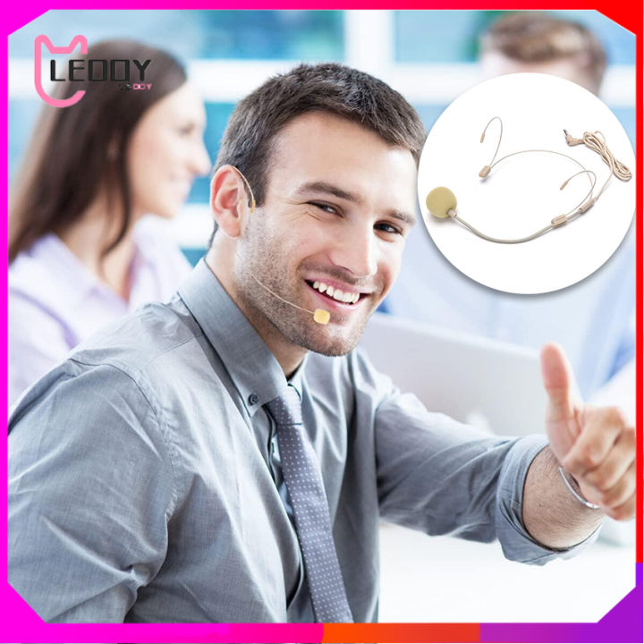 Professional Ear Hook Wired Headset Wired Microphone for Teaching Stage ...