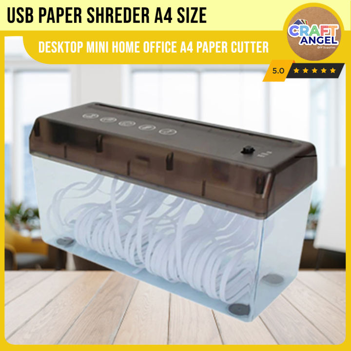 Paper Shredder USB Battery A4/A6 Electric Semi-Automatic Paper Cutting ...