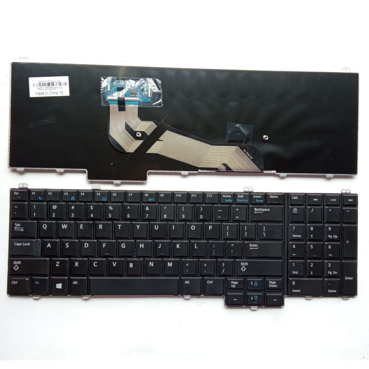 NEW Genuine Dell Latitude E5540 E6540 US Keyboard QWERTY 0F63X6 F63X6 ...