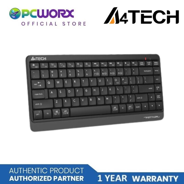 A4tech FBK-11 BT +2.4G Compact Keyboard Grey | Lazada PH