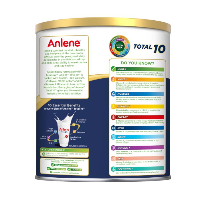 Anlene Total Plus Adult Milk Powder Plain 800g | Lazada PH