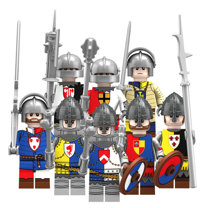 Wars of the Roses Soldier Minifigure England Prussian France Army ...