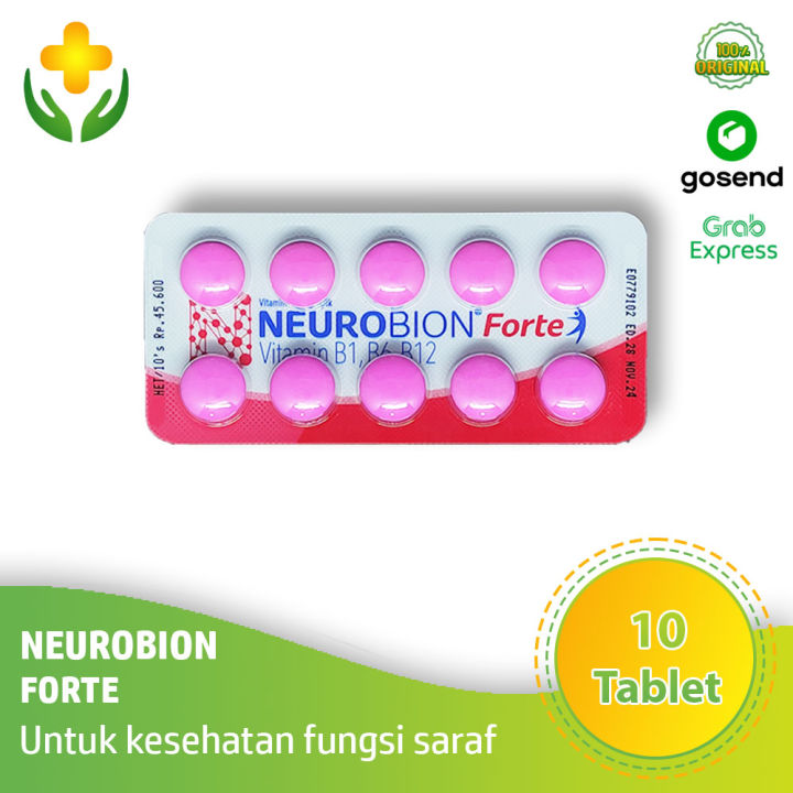 Neurobion Forte 10 Tablet Vitamin Saraf Vitamin B Kompleks Neurobion ...