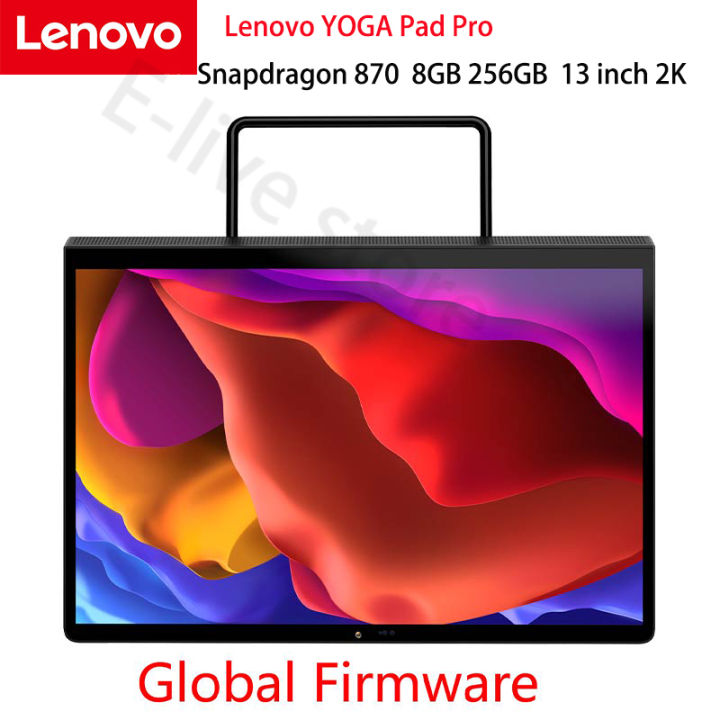 Global frimware Lenovo Yoga pad Pro YT-K606F Tablet PC Snapdragon 870G Octa-core 8GB Ram 256GB ...
