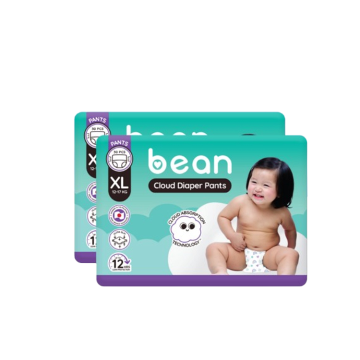 bean Cloud Diapers Pants XL (12-17 kg) - 60 pcs | Lazada PH