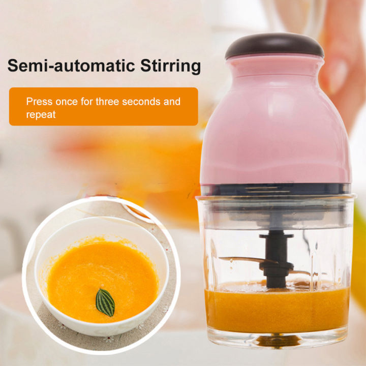 Food Blender Semi-automatic Blender Portable Multifunctional Baby Food ...