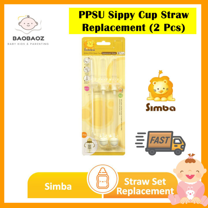 Simba PPSU Sippy Cup Straw Replacement (2 Pcs) | Lazada