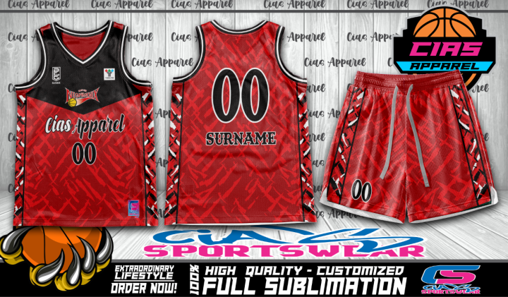 Full sublimation jersey (Customize team name, surname and number ...