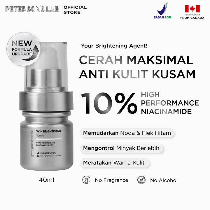 Peterson's Lab - 10% Niacinamide Skin Brightening Serum (40ml) | Lazada ...